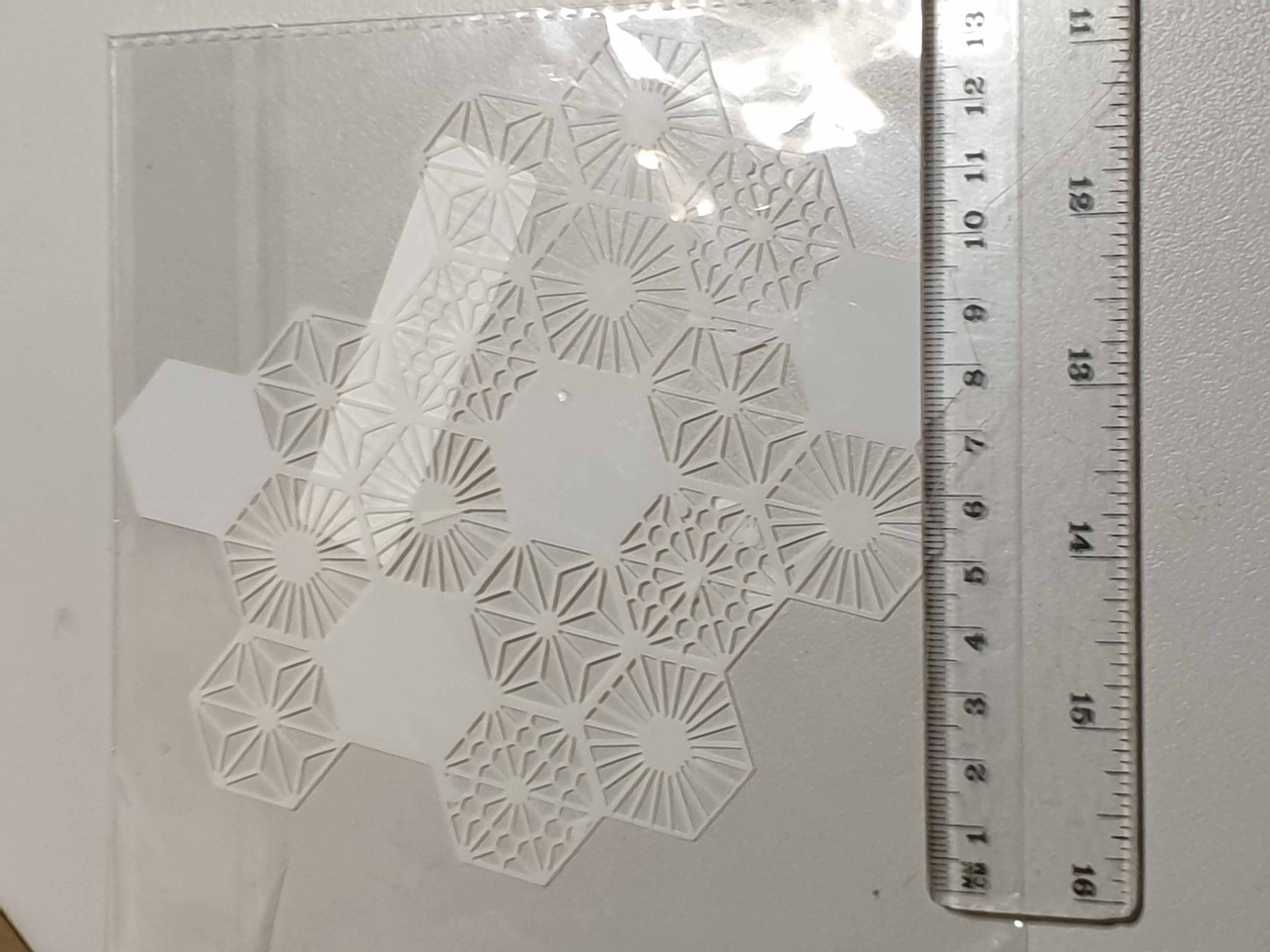 4pcs Set Dropping Leaves And Fruits Diy Layering Stencils Painting ...