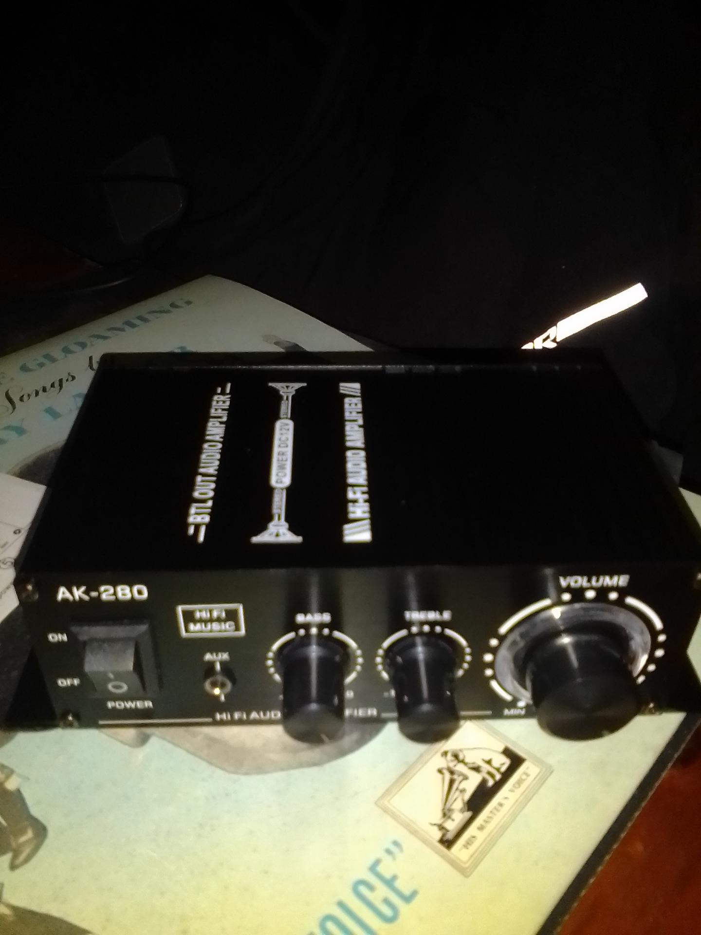 Upgraded Version Mini Car Amplifier 2.0 Channel Hifi Amp Home Theater ...