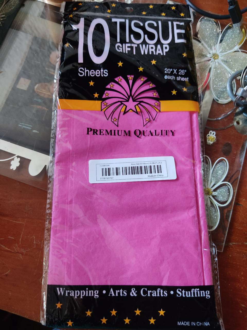 Tissue Paper Diy Handmade Craft Paper Flowers Gift Packing Wedding ...