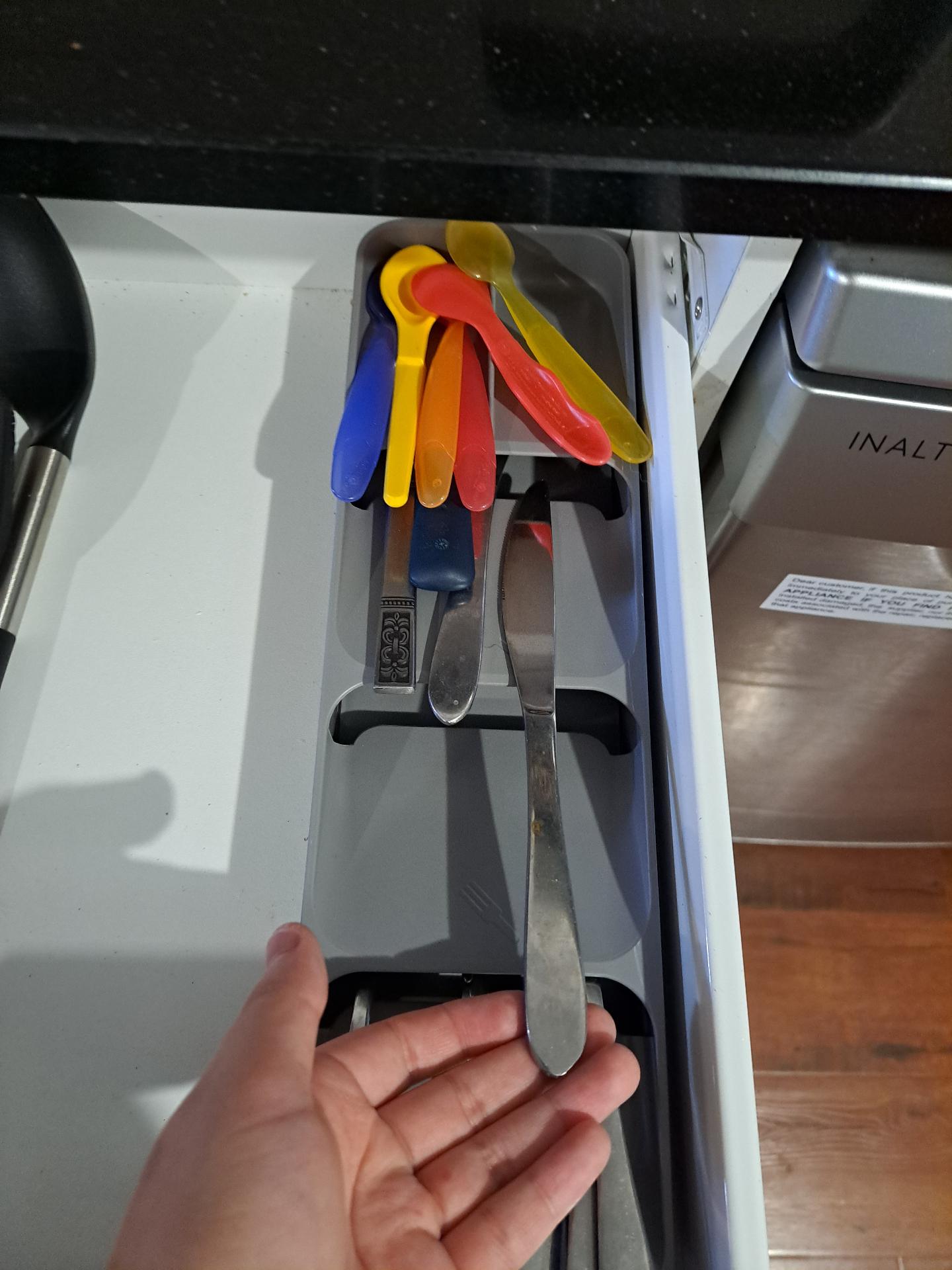 Multifunctional Knife And Fork Compartment Storage Box, Cutlery Spoon ...