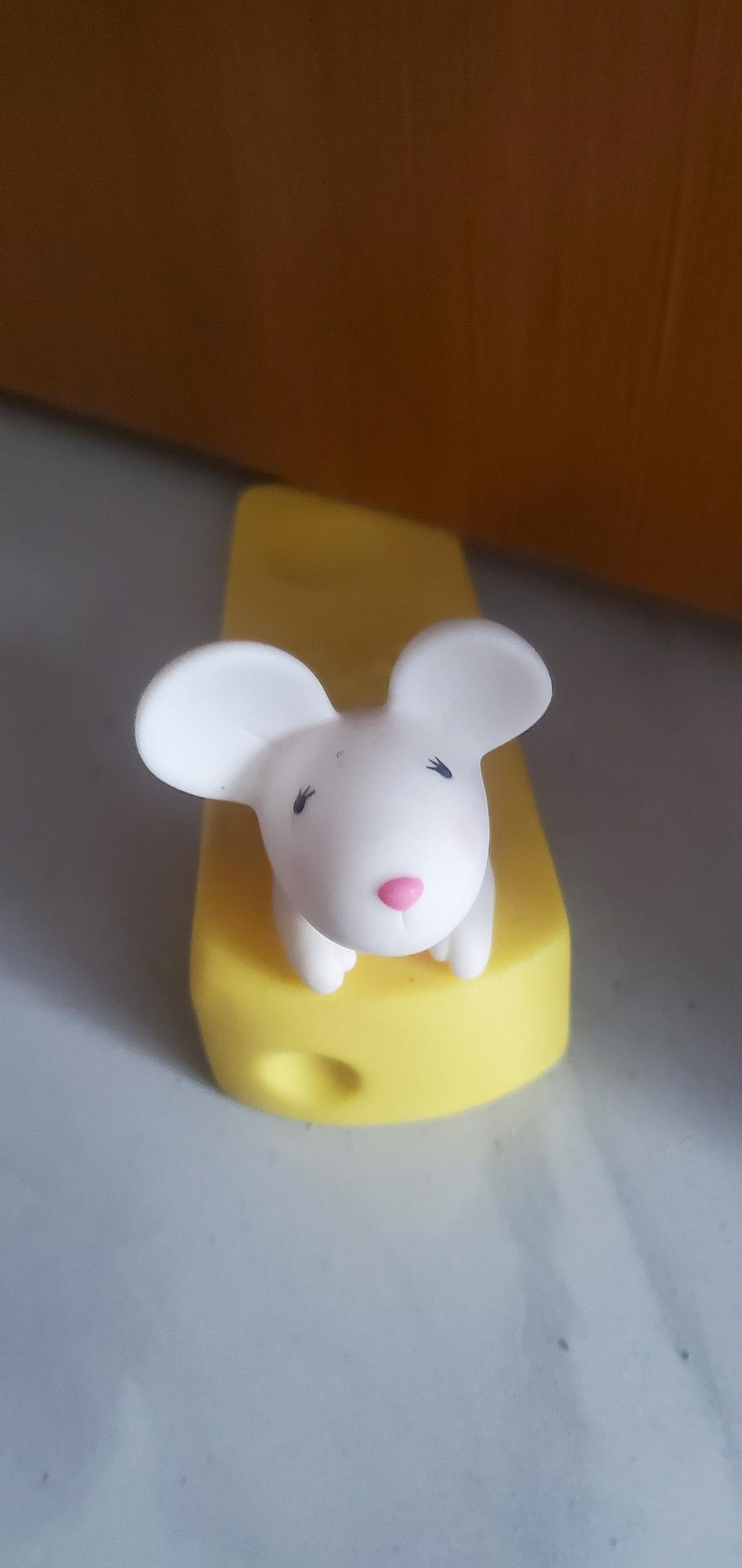 Cute Mouse Cheese Door Stopper, Cartoon Decorative Creative Animal ...