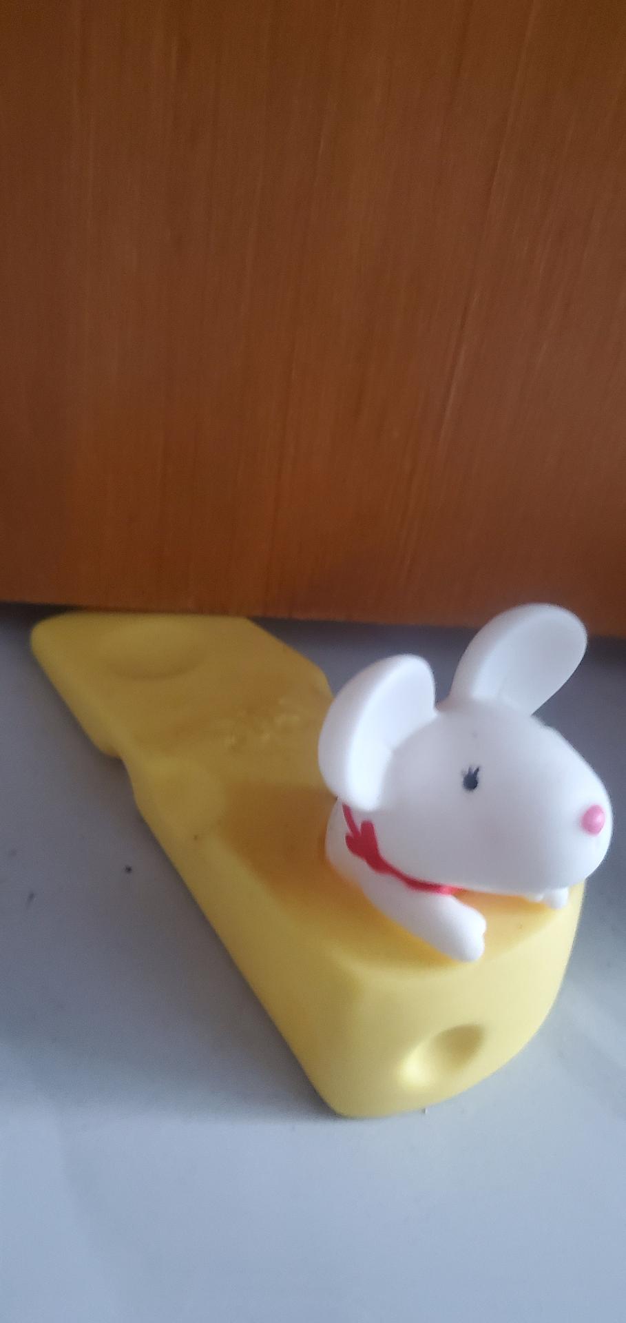 Cute Mouse Cheese Door Stopper, Cartoon Decorative Creative Animal ...
