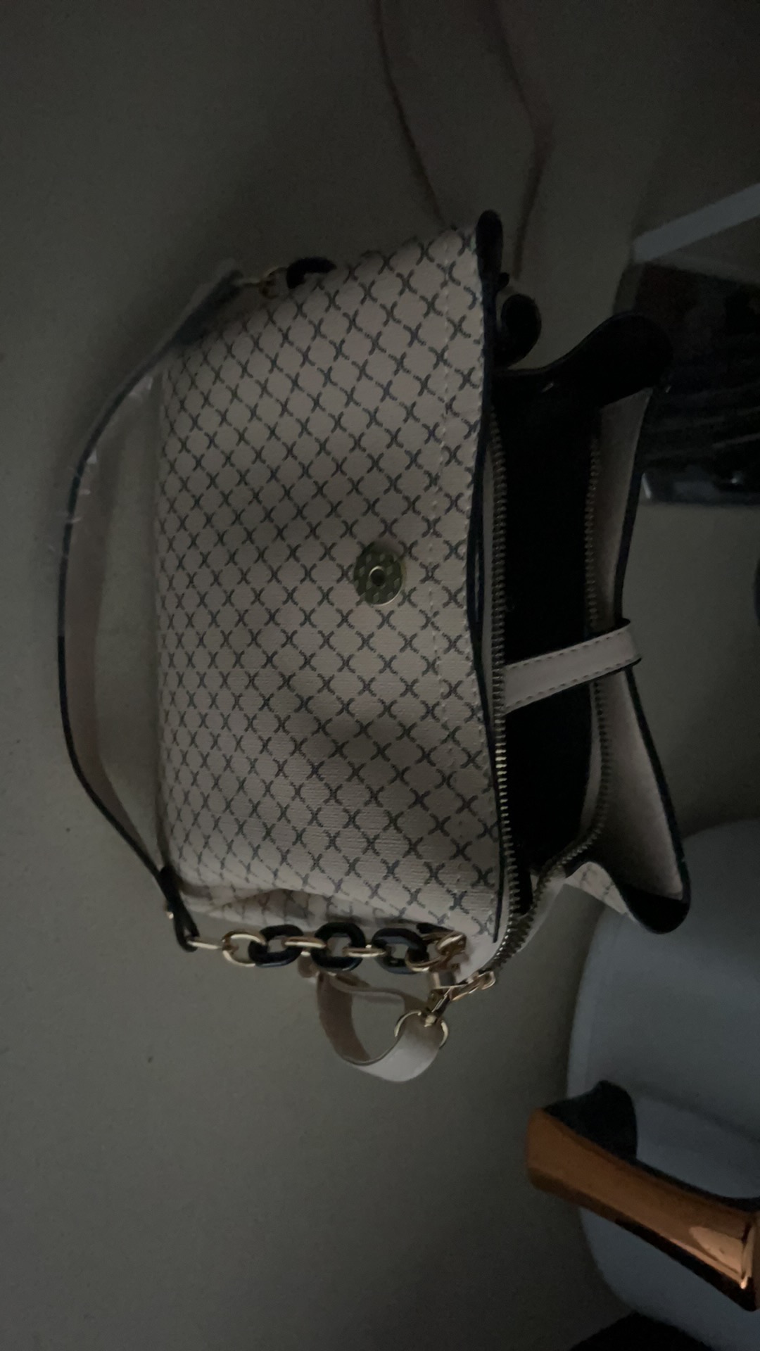 Zipper Portable Top Handle Mini Handbag Detachable Strap Soft Pu ...